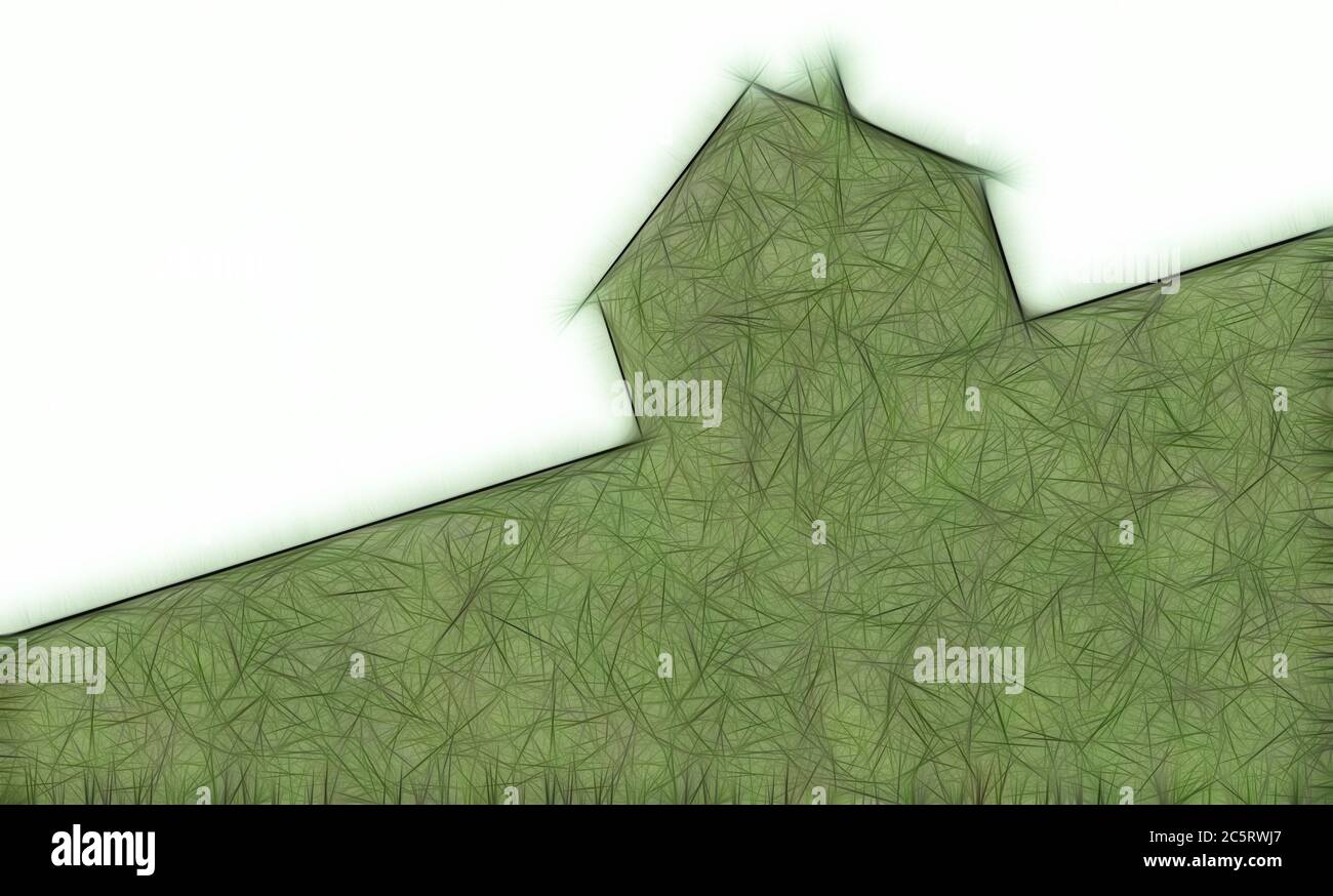 echo house metaphor made in 3d software Stock Photo - Alamy