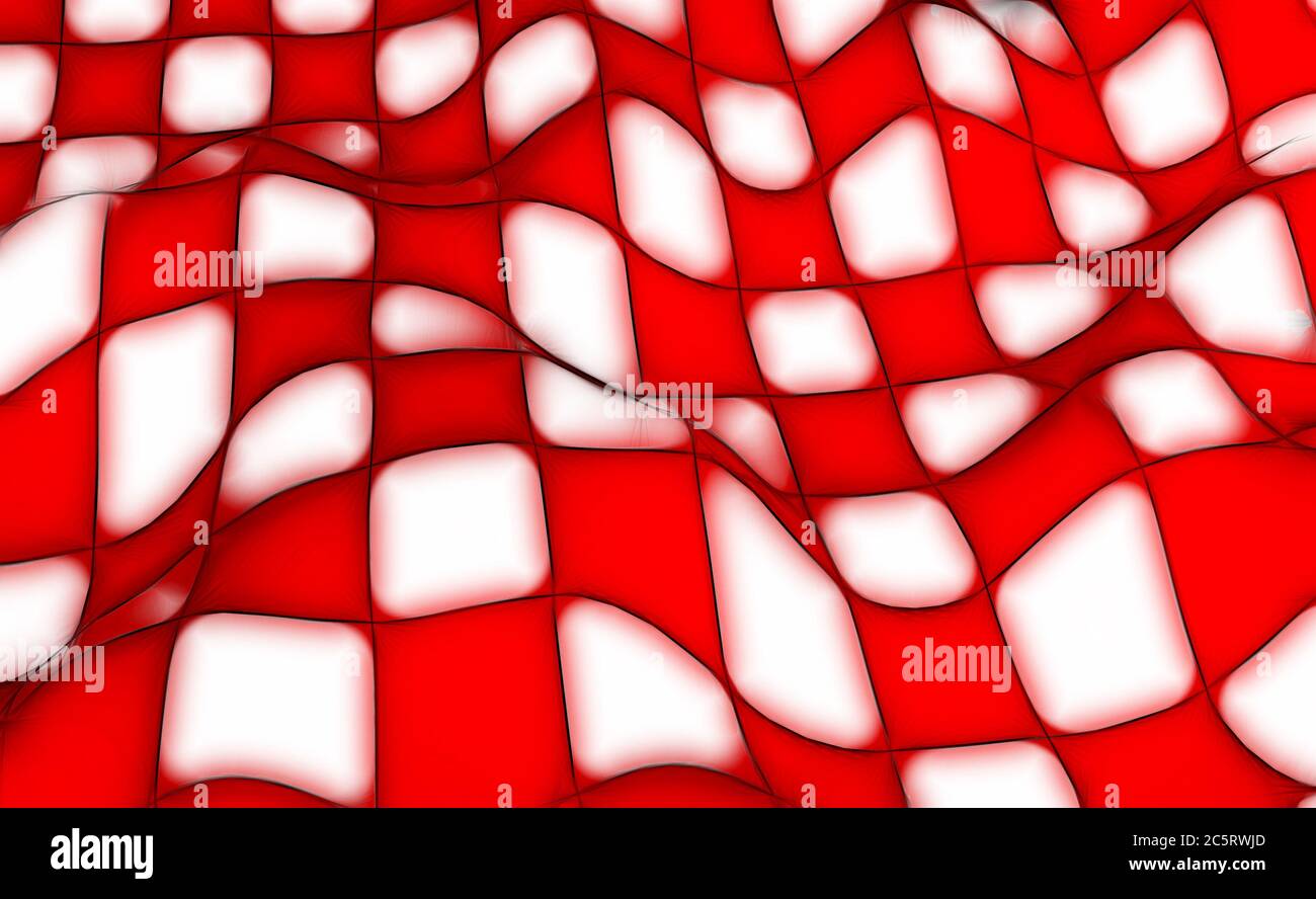 Red-white plane made in 3d software Stock Photo - Alamy