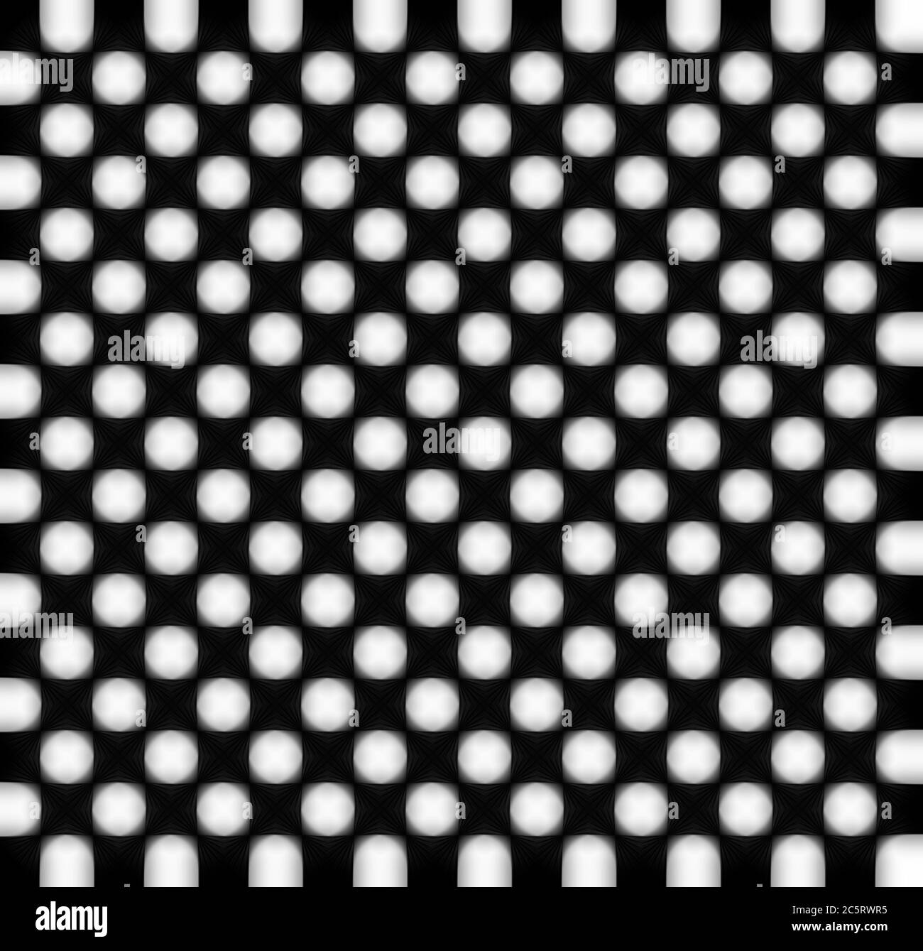 Black-white checkered plane made in 3d software Stock Photo - Alamy