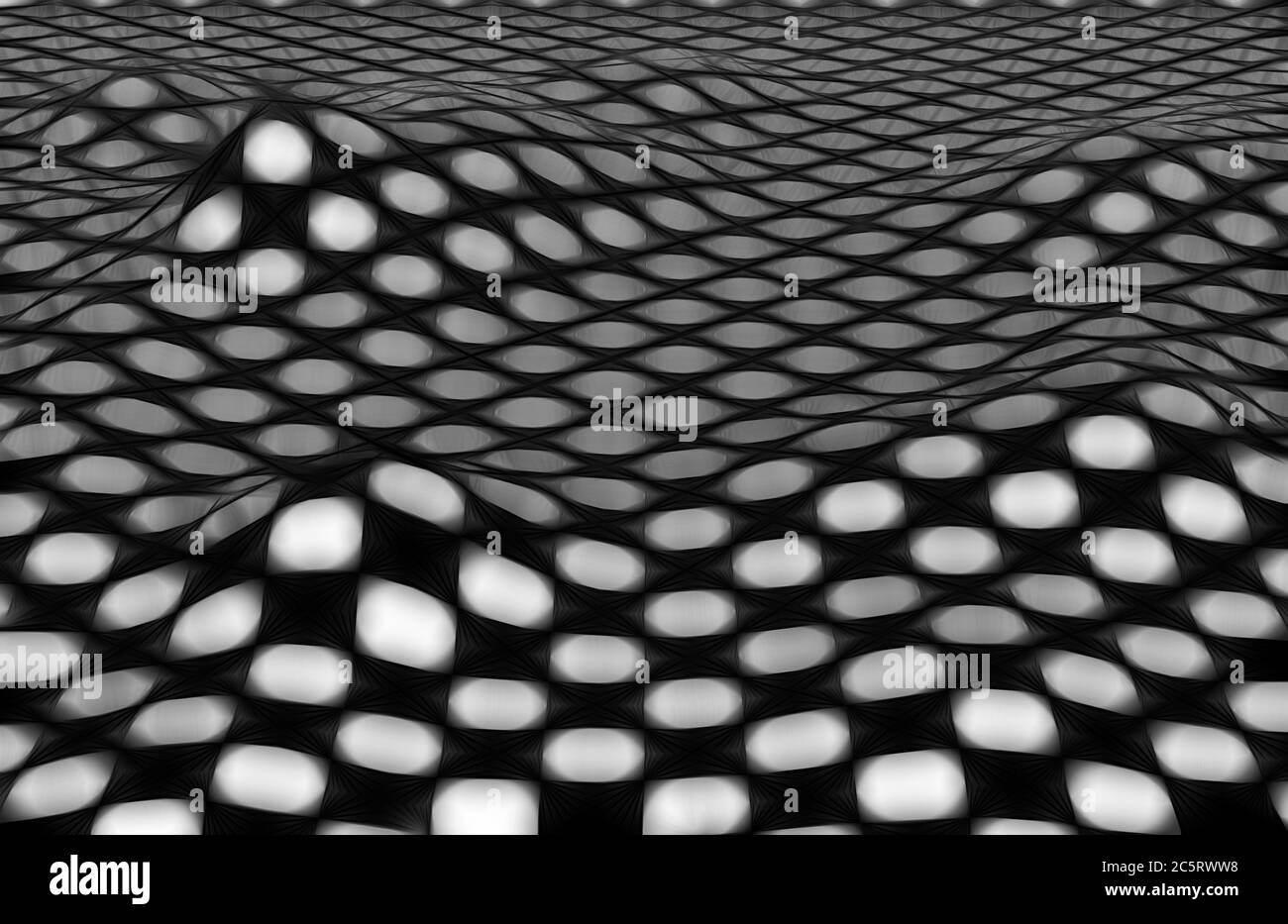 Black-white checkered plane made in 3d software Stock Photo - Alamy