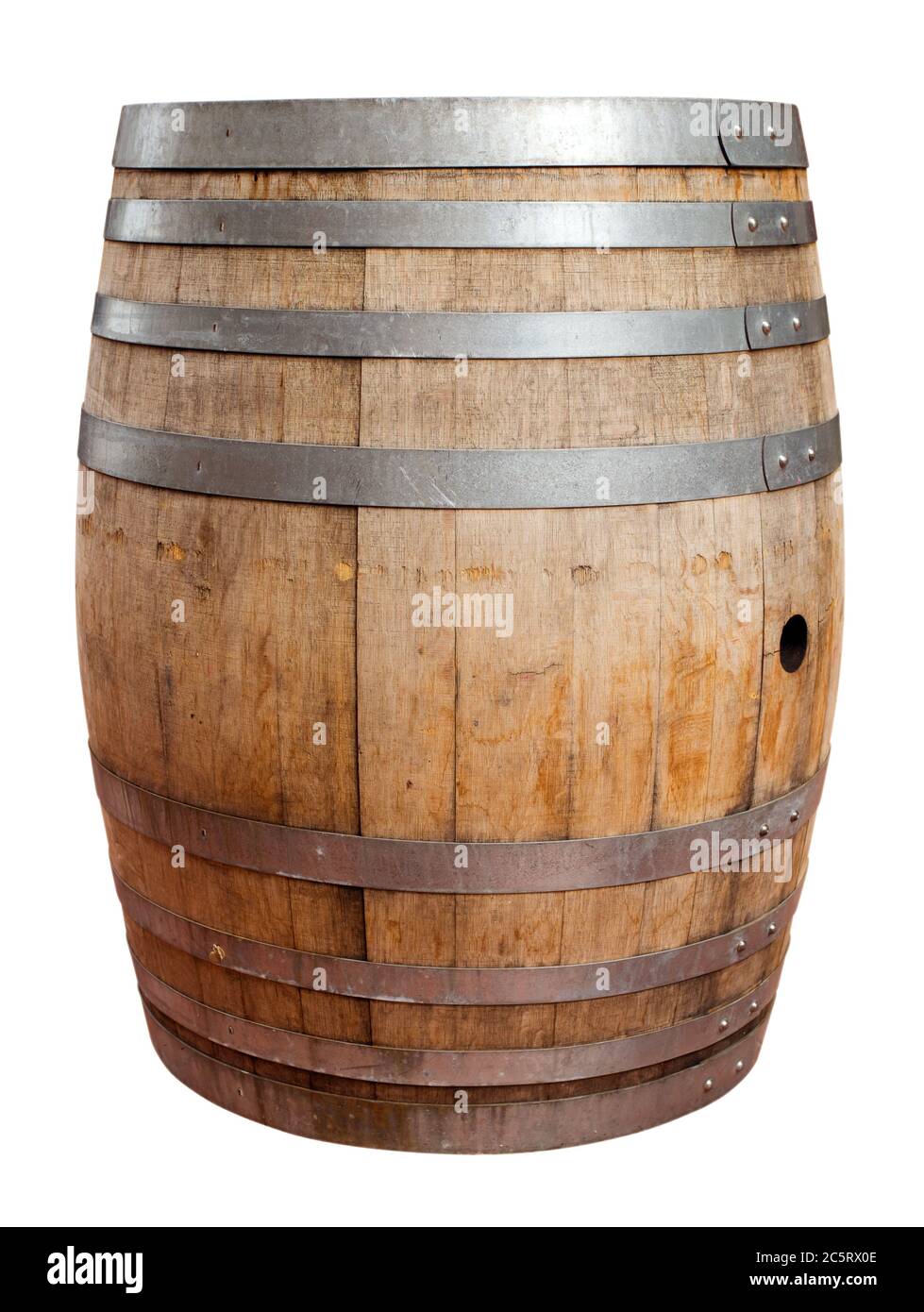 Empty timber barrel Cut Out Stock Images & Pictures - Alamy