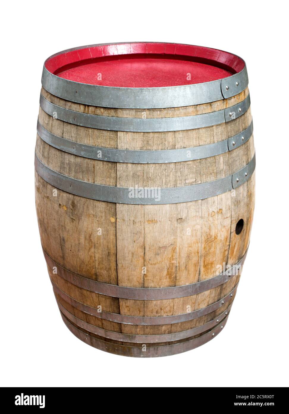 Empty timber barrel Cut Out Stock Images & Pictures - Alamy