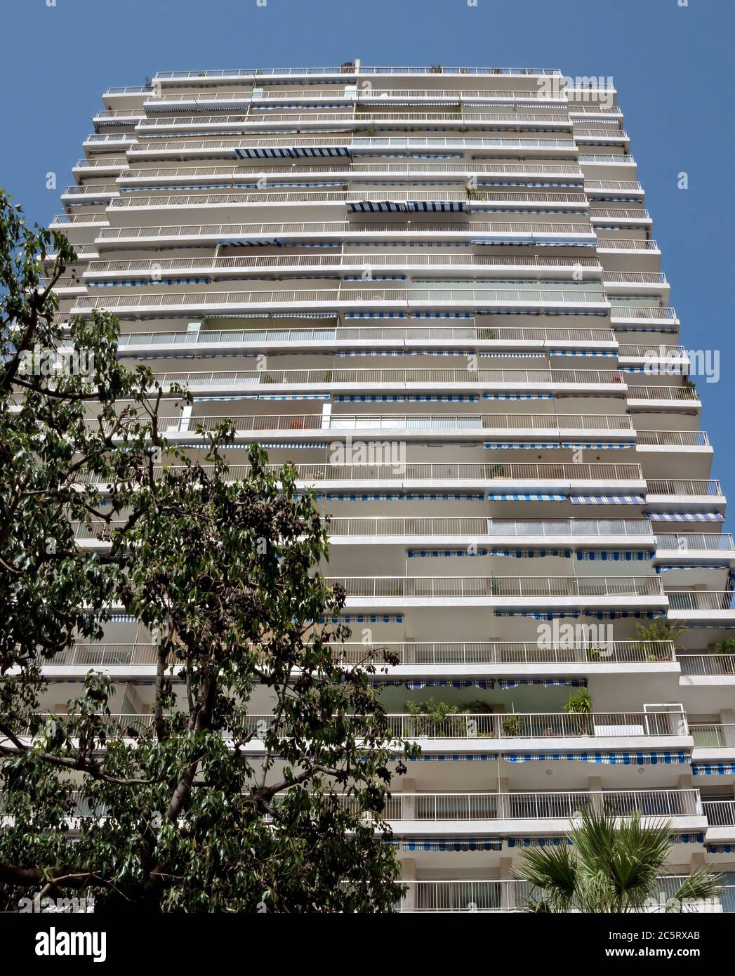 MONTE CARLO, MONACO - MAY 1: Architecture of residential buildings near ...