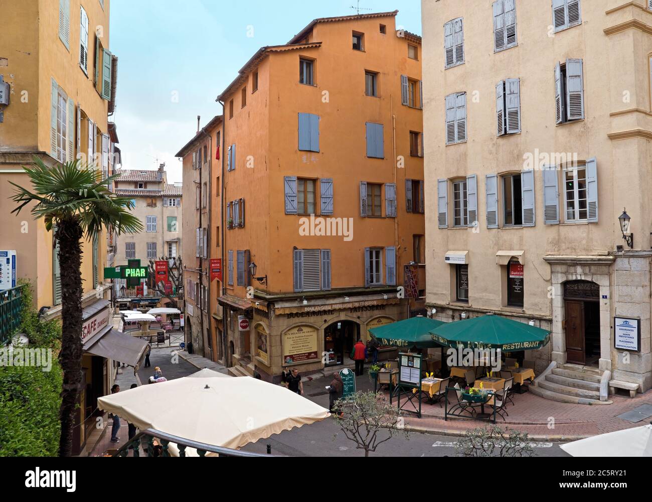 GRASSE, FRANCE - MAY 3: Architecture of Grasse Town in the southern ...