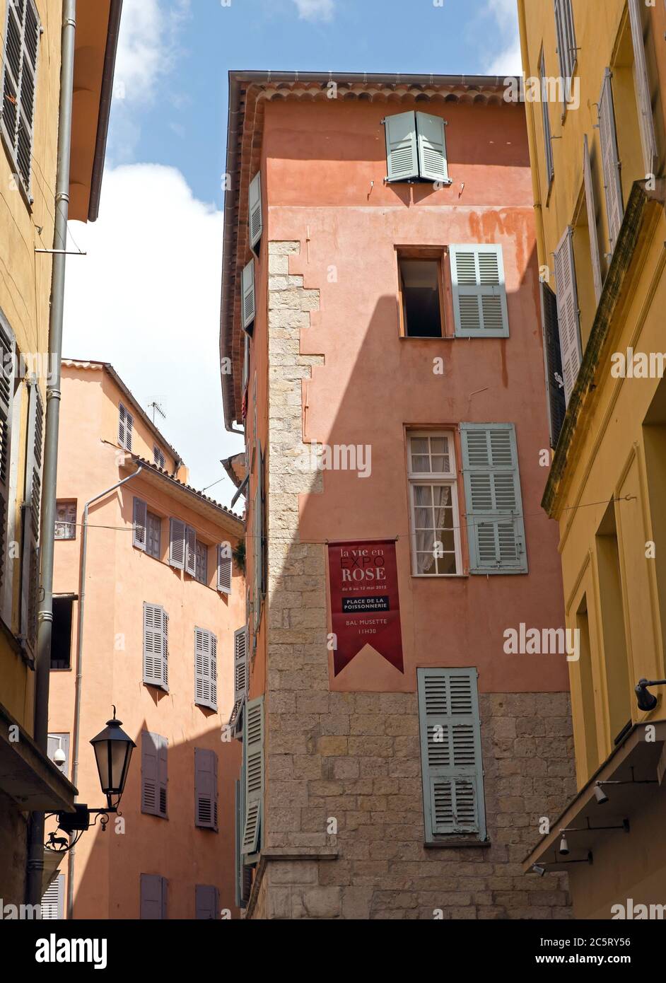 GRASSE, FRANCE - MAY 3: Architecture of Grasse Town in the southern ...
