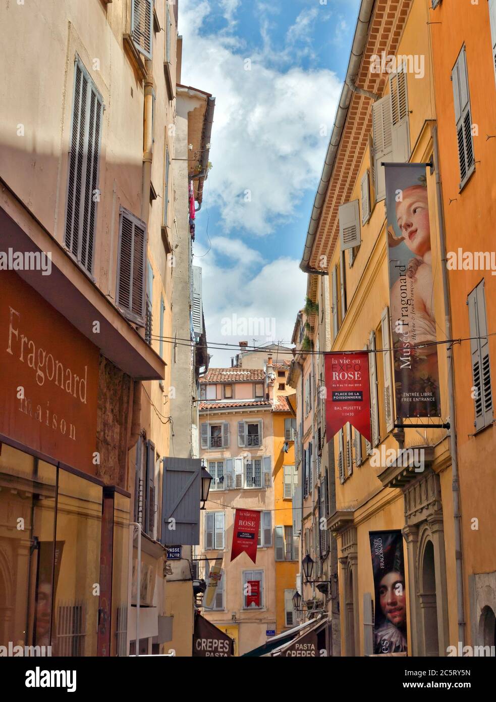 GRASSE, FRANCE - MAY 3: Architecture of Grasse Town in the southern ...