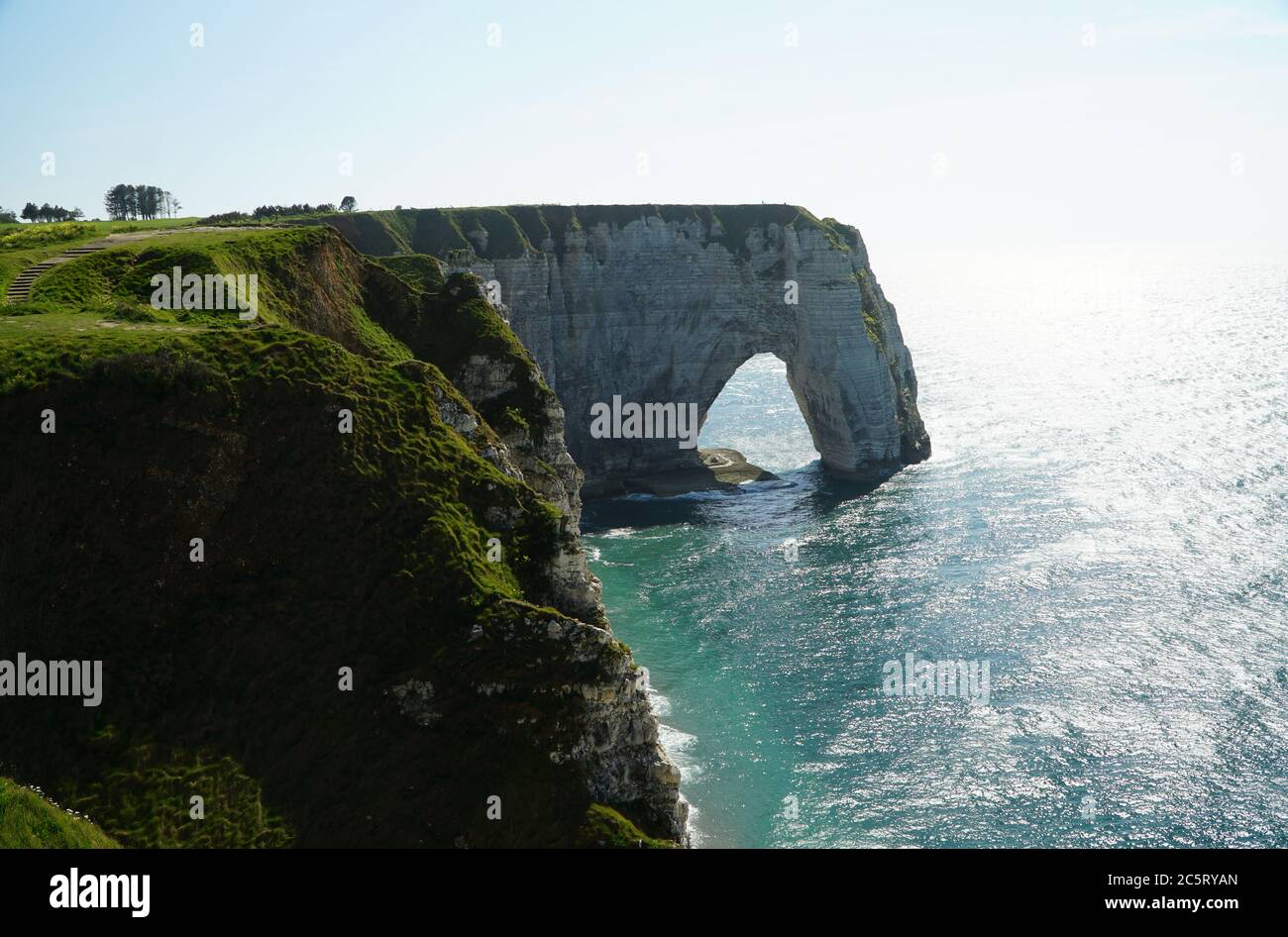 2nd Arch of Etretat Stock Photo - Alamy