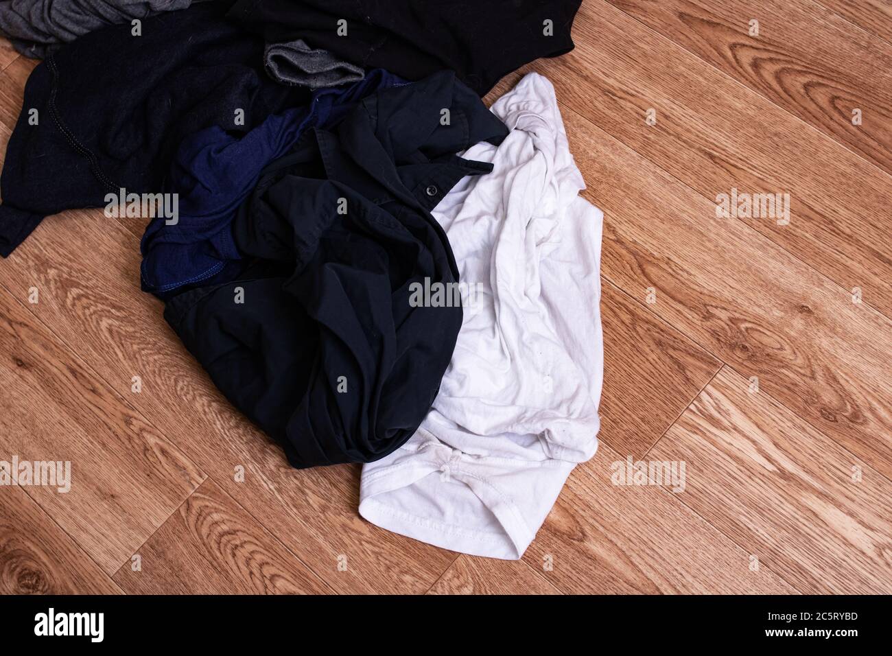 Messy clothes floor hi-res stock photography and images - Alamy