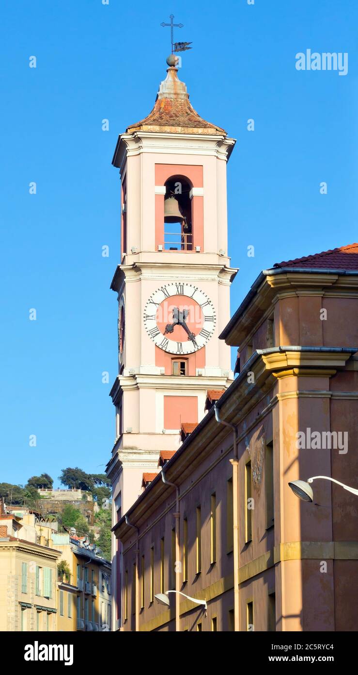 NICE, FRANCE - MAY 3: Architecture of city of Nice in the southern ...