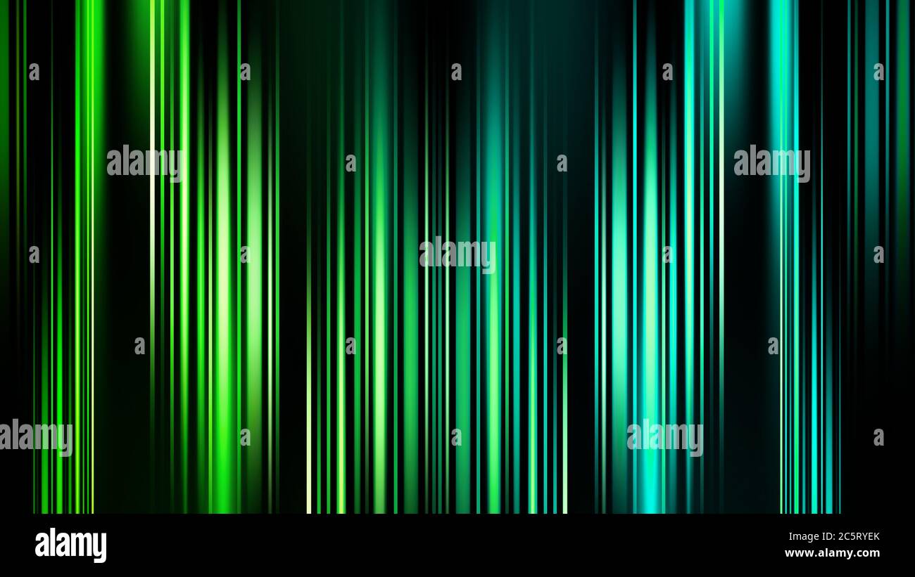 Glowing blurred light color stripes in motion over on background ...