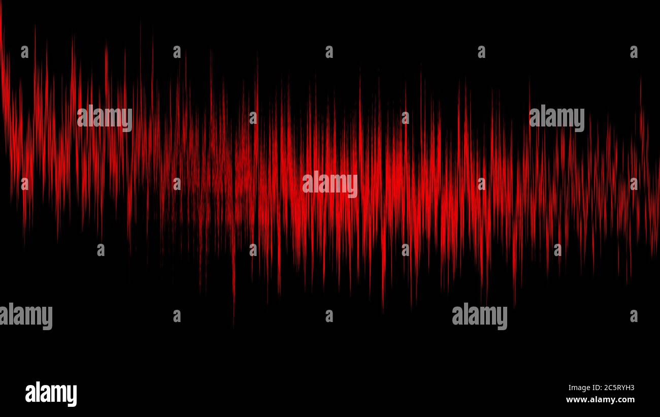 Audio digital equalizer technology, pulse musical. Abstract of sound ...