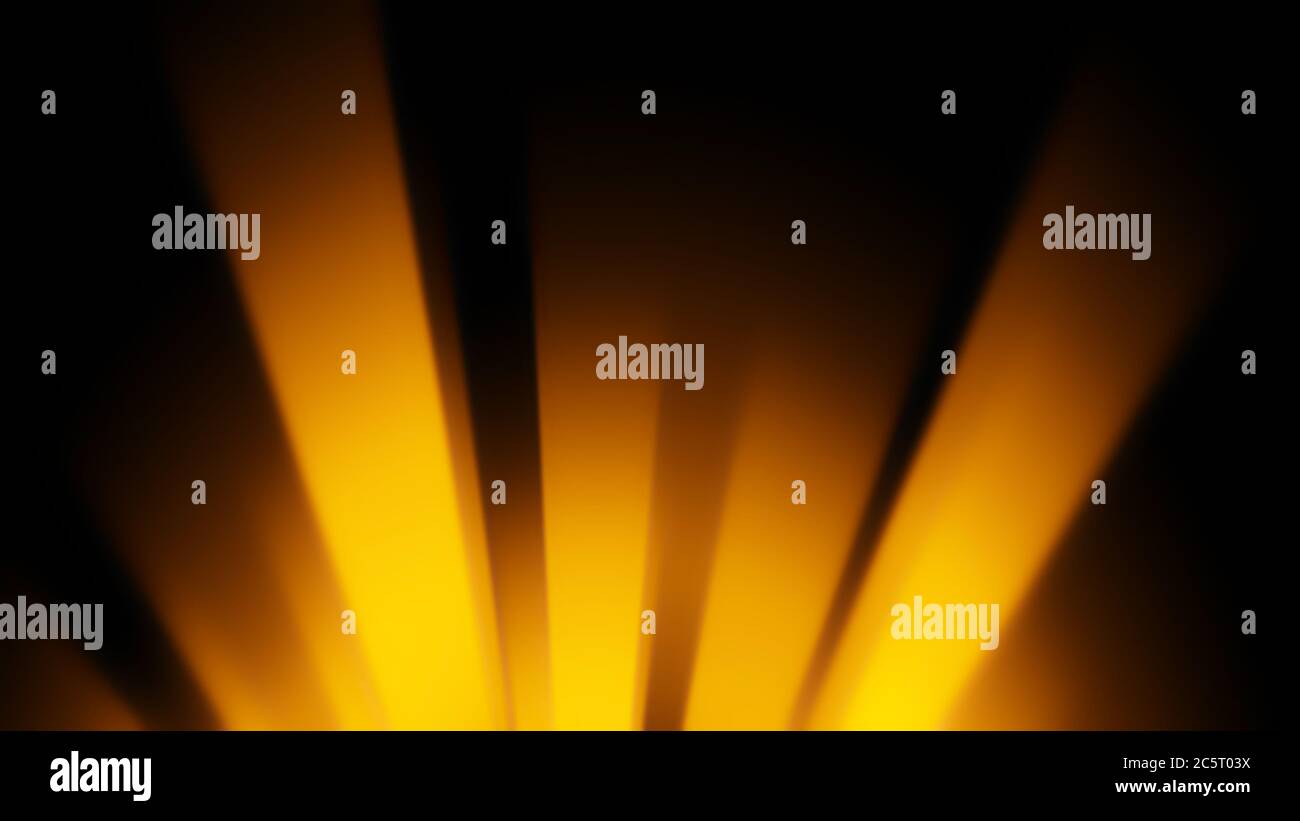 Film grain effect. Sun rays light isolated on black background for copy ...