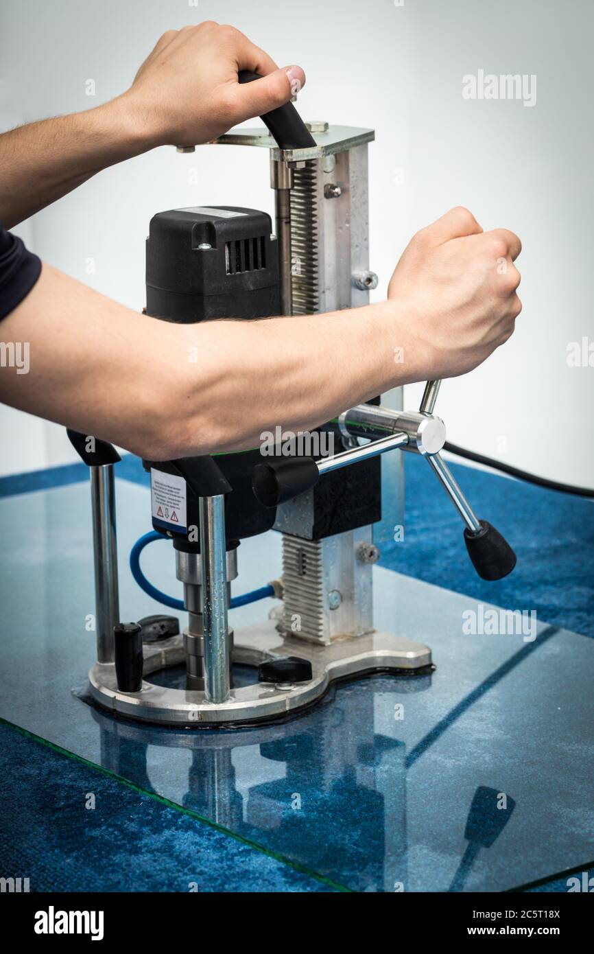 Drilling glass hi-res stock photography and images - Alamy