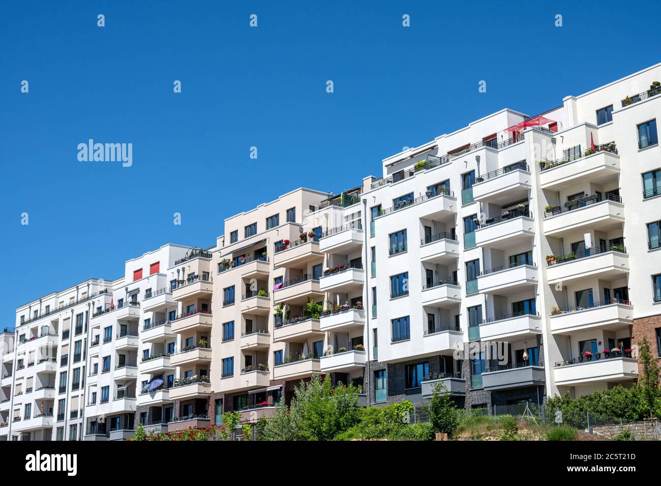 Modern apartment buildings seen in Berlin, Germany Stock Photo - Alamy