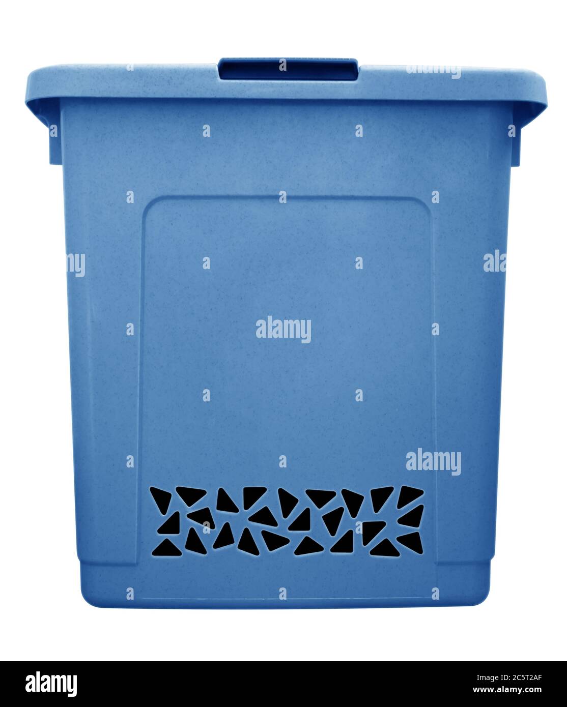 Garbage can isolated on a white background. Clipping path included ...
