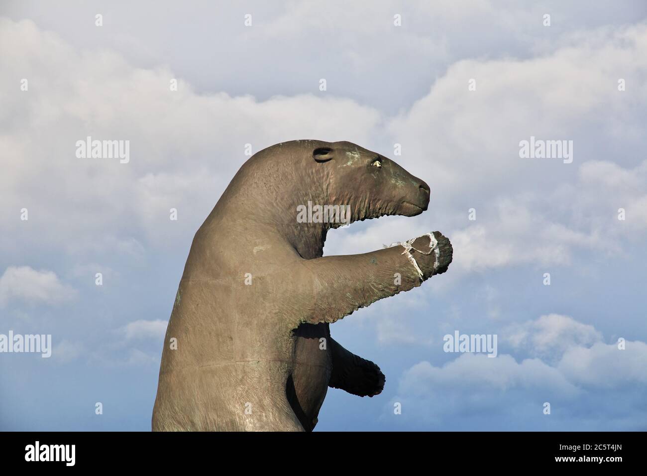 The milodon art in Puerto Natales, Chile Stock Photo - Alamy