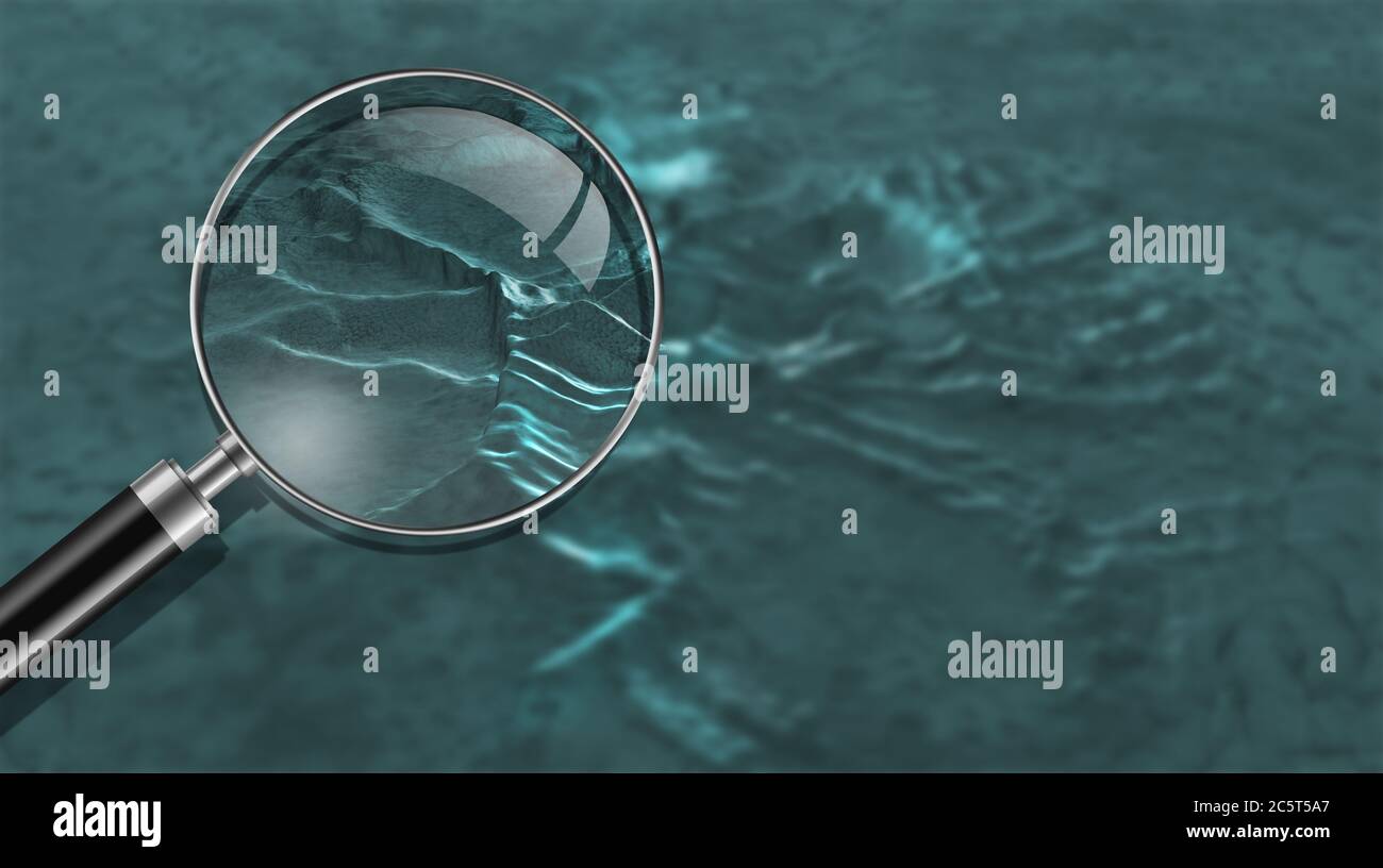 alien terrain with craters made in 3d software Stock Photo - Alamy