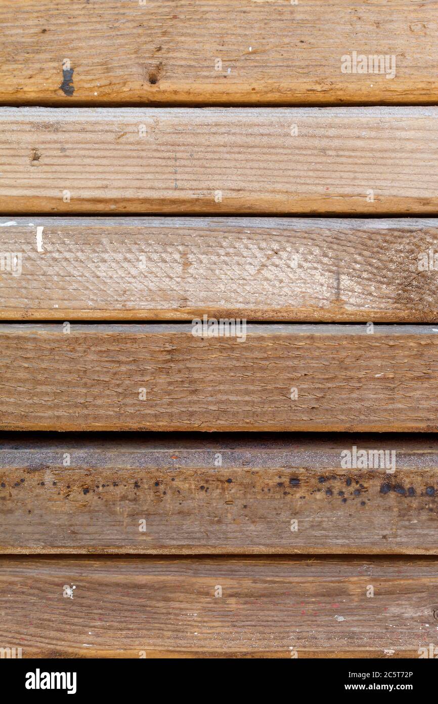 Old Weathered Horizontal Wooden Planks Stock Photo - Alamy