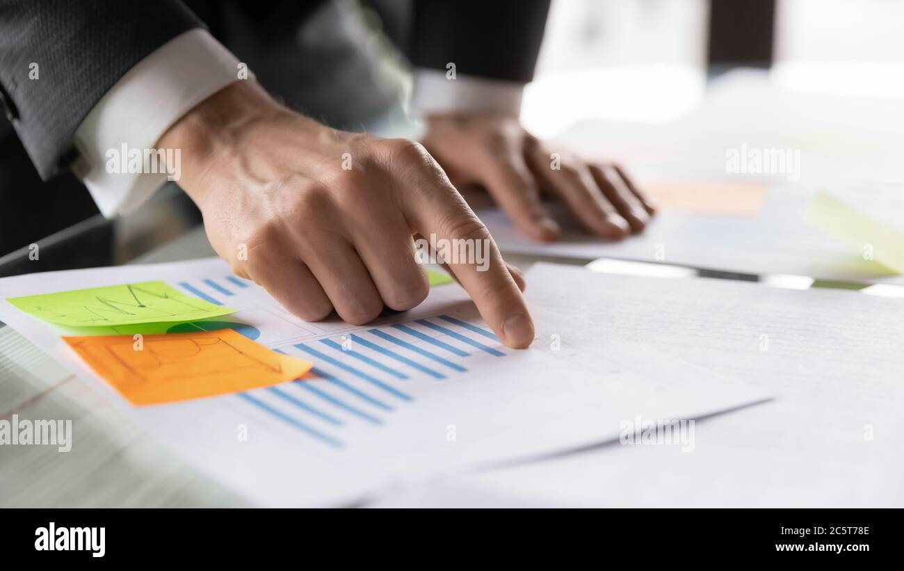 Person analyzing financial documents hi-res stock photography and ...