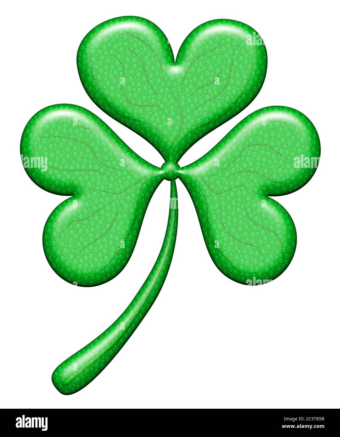 Caramel clover isolated on white background Stock Photo - Alamy