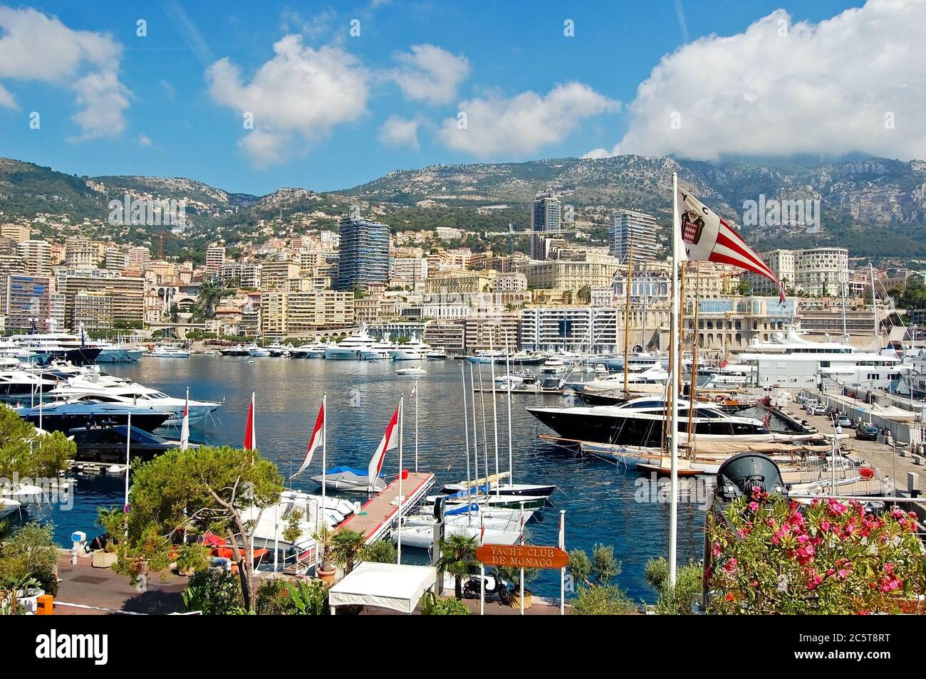 View of Monaco harbour, Monte Carlo Stock Photo - Alamy