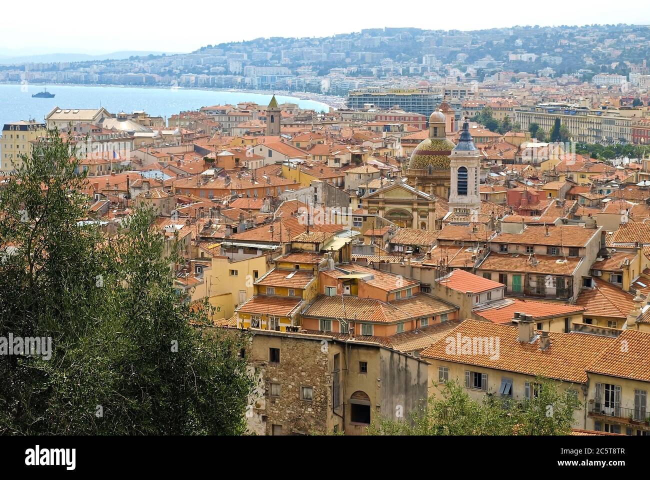 Cityscape of Nice in the french riviera Stock Photo - Alamy