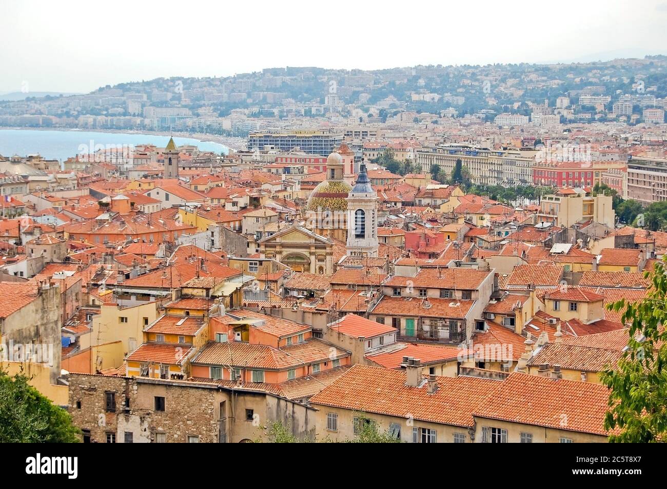 Cityscape of Nice in the french riviera Stock Photo - Alamy