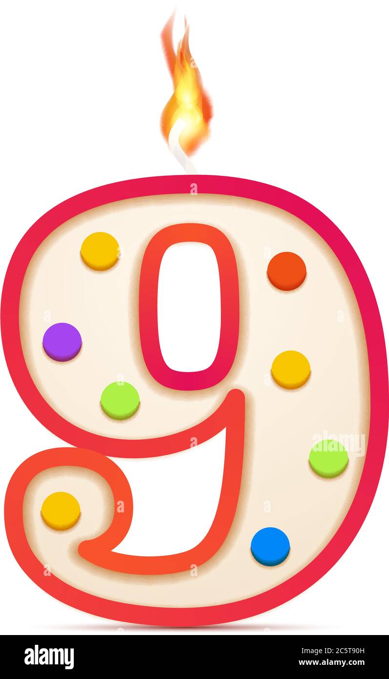 Number shaped cake Stock Vector Images - Alamy
