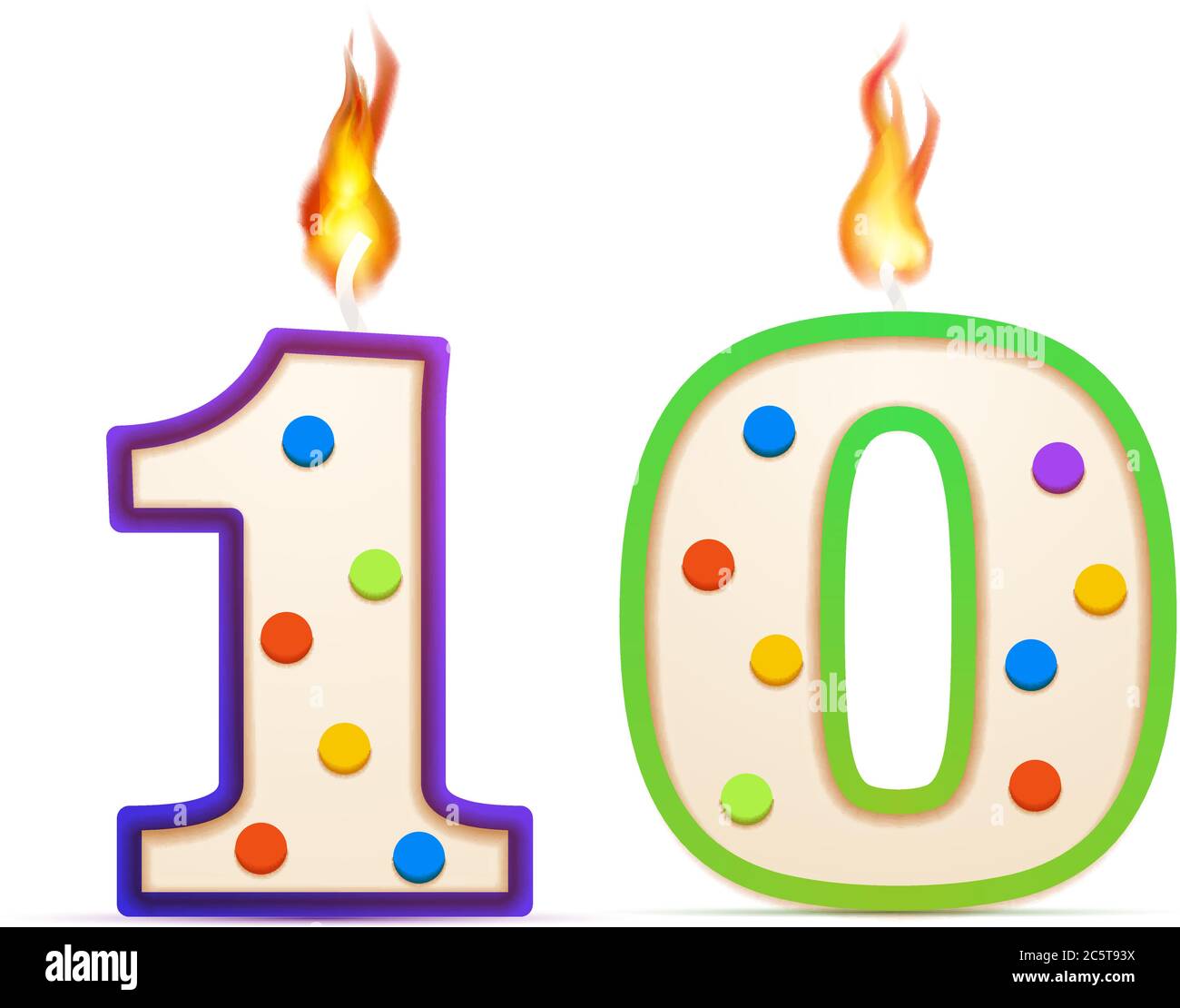 10 ten tenth Stock Vector Images - Alamy
