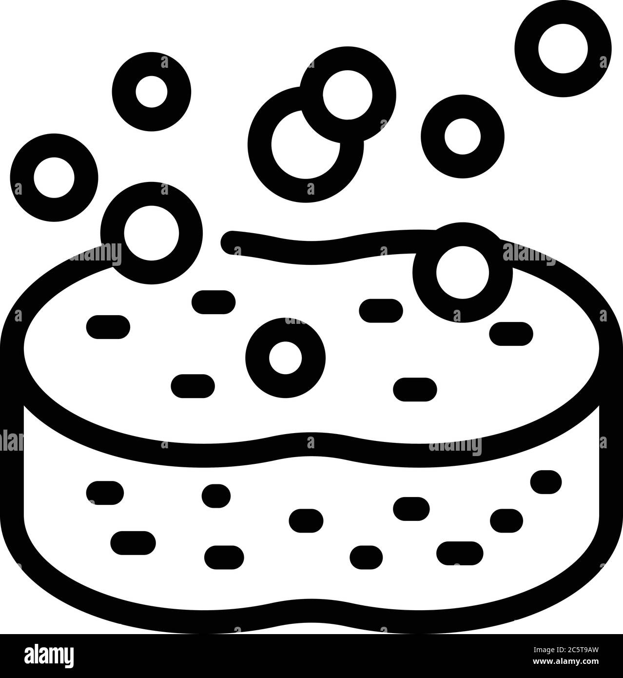 Soap sponge icon, outline style Stock Vector Image & Art - Alamy