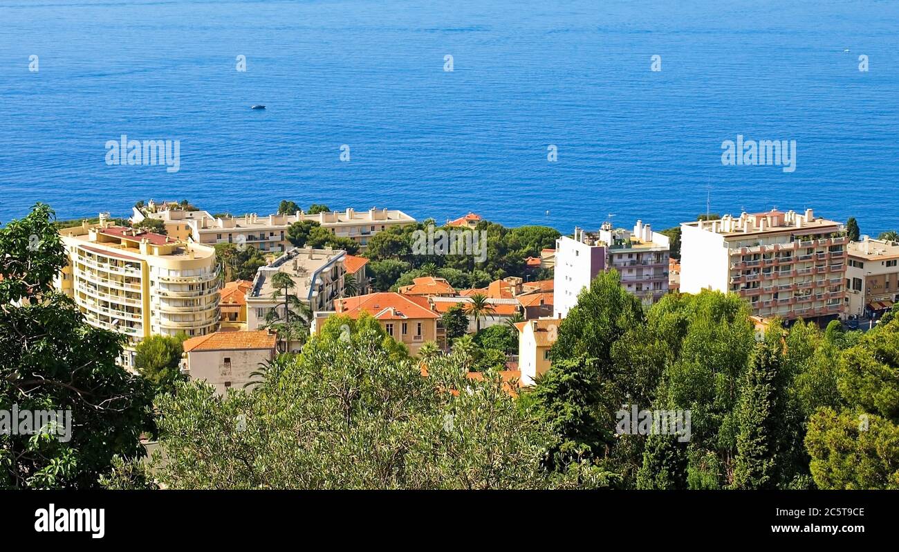 Town eze azure coast hi-res stock photography and images - Alamy