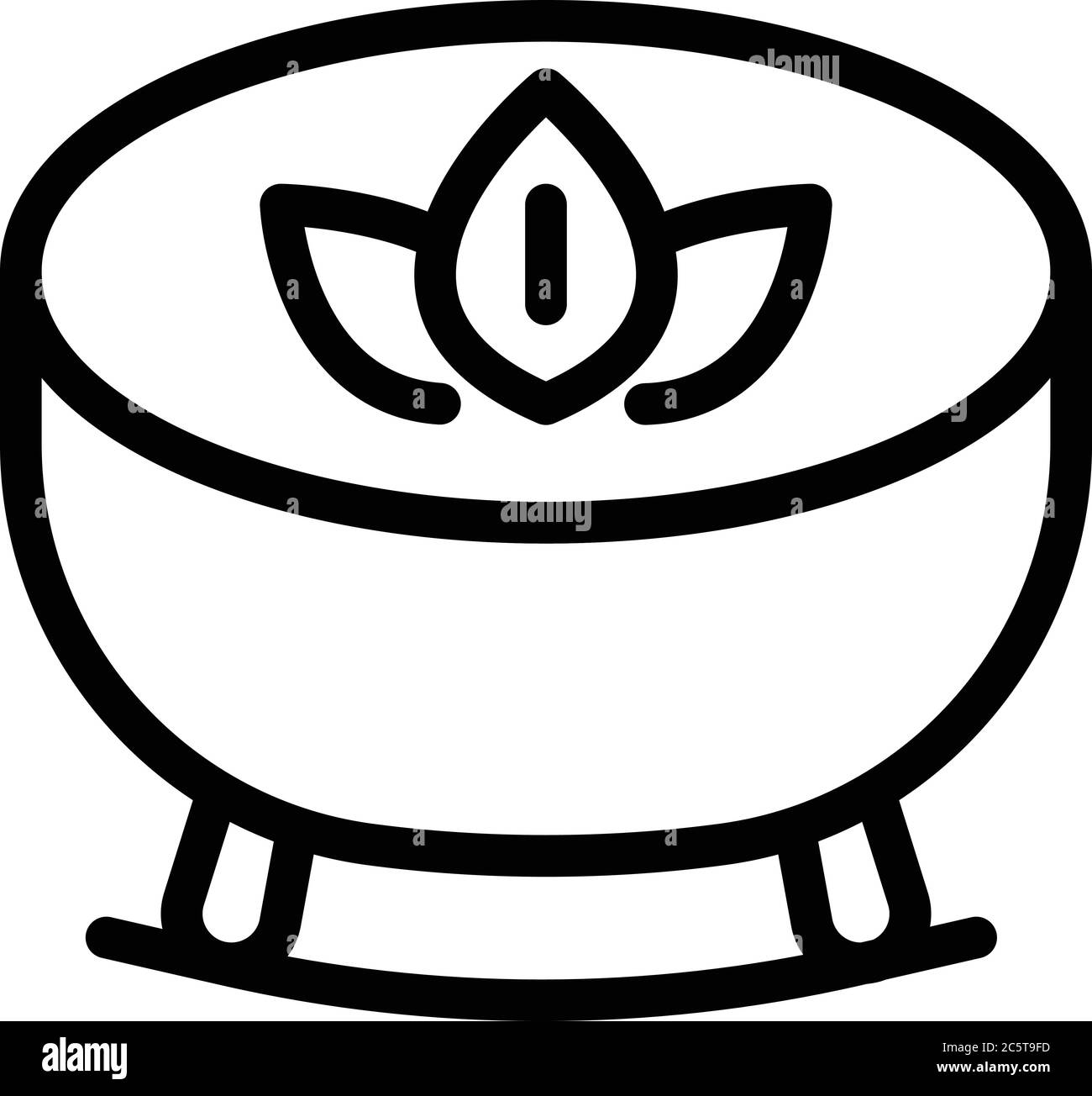 Spa jacuzzi icon, outline style Stock Vector Image & Art - Alamy
