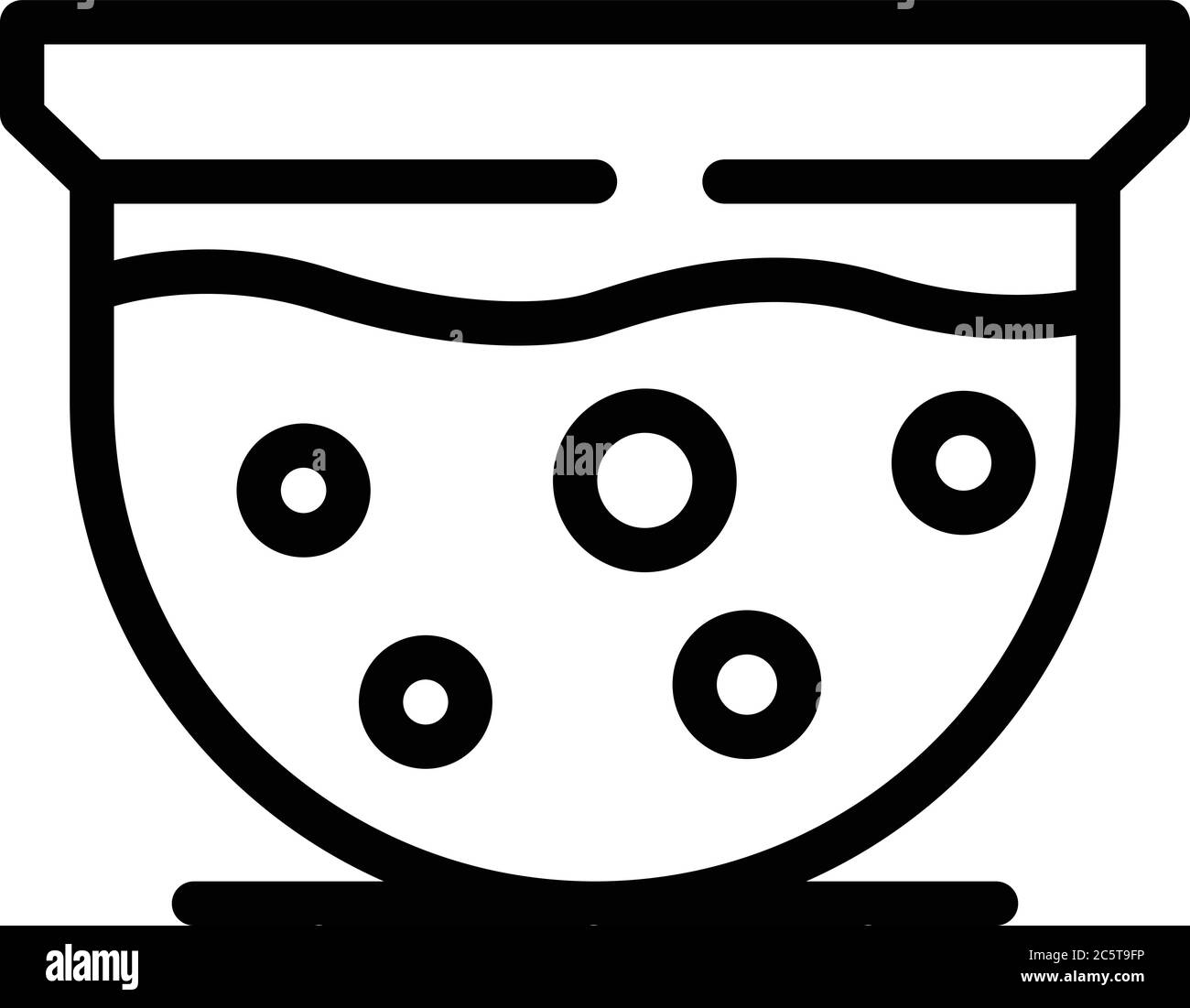 Hot tub icon, outline style Stock Vector Image & Art - Alamy