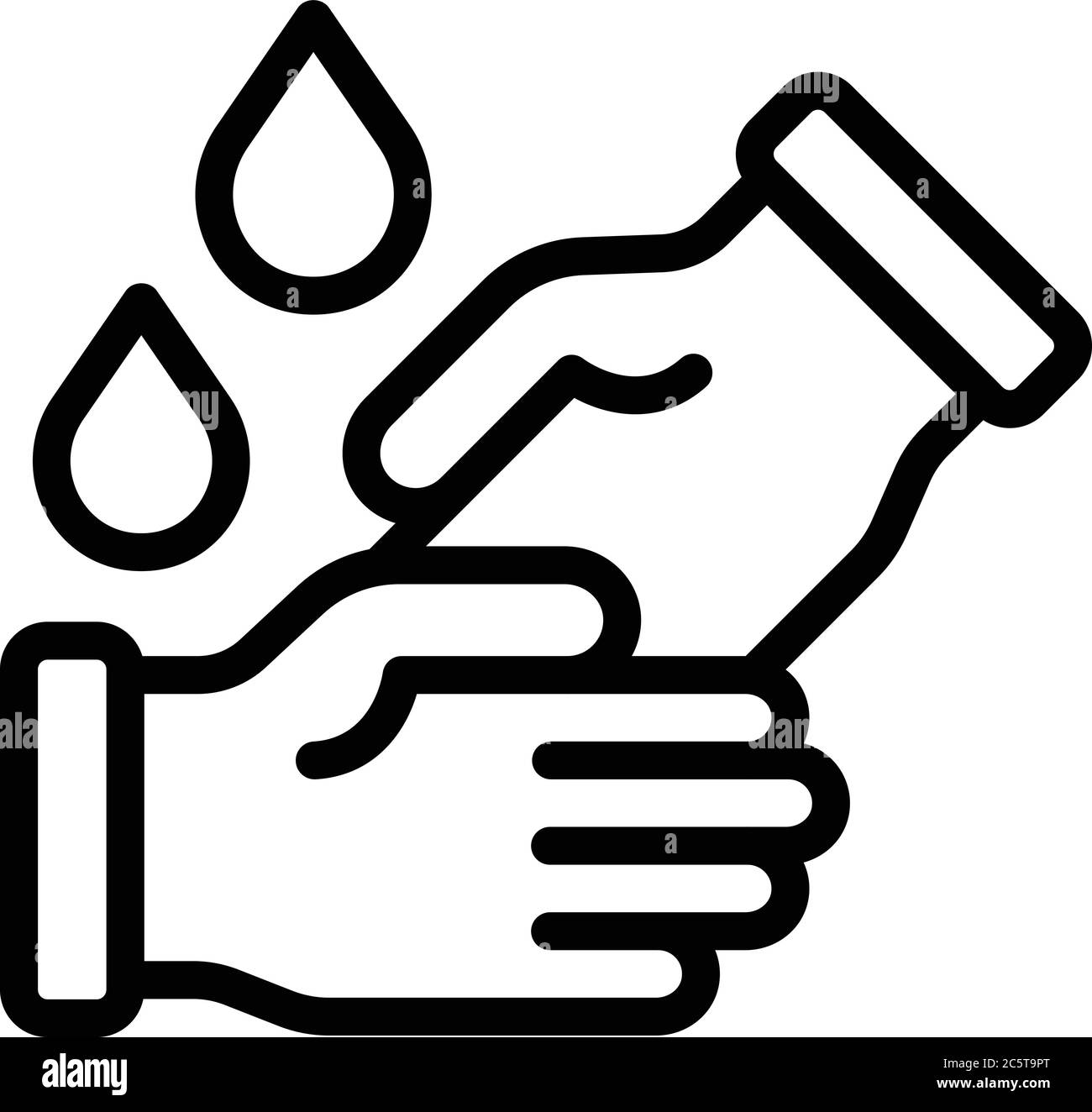 Save water hands Black and White Stock Photos & Images - Alamy