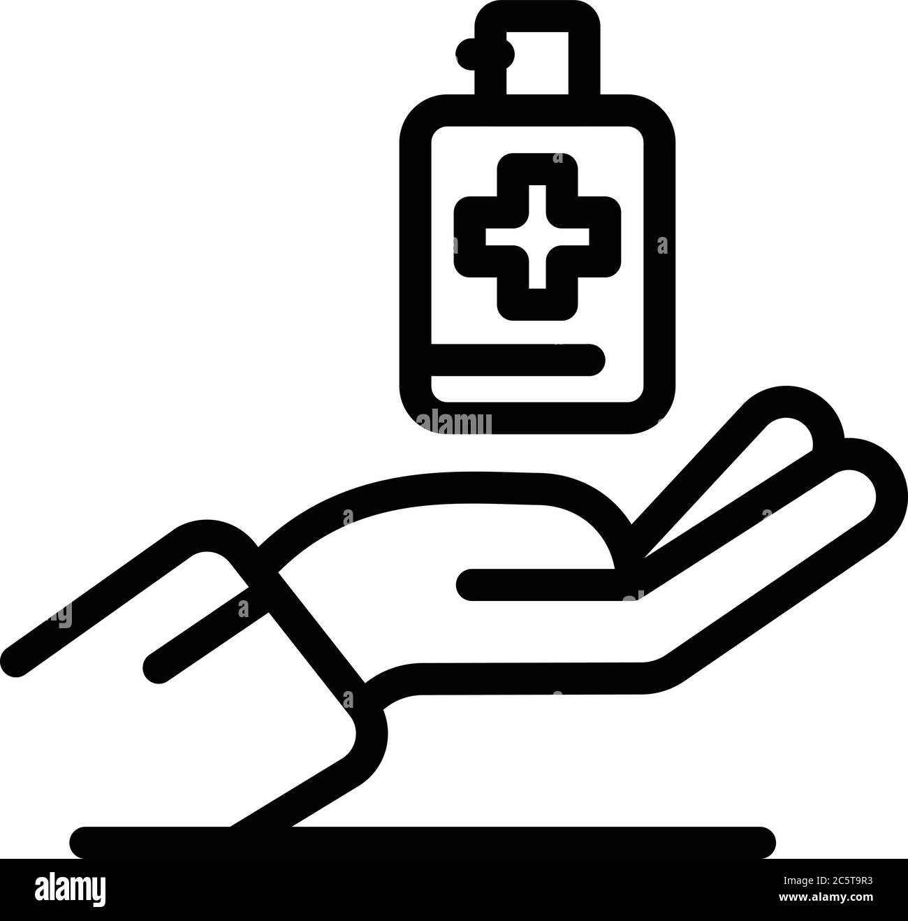 Pharmacy antiseptic icon, outline style Stock Vector Image & Art - Alamy