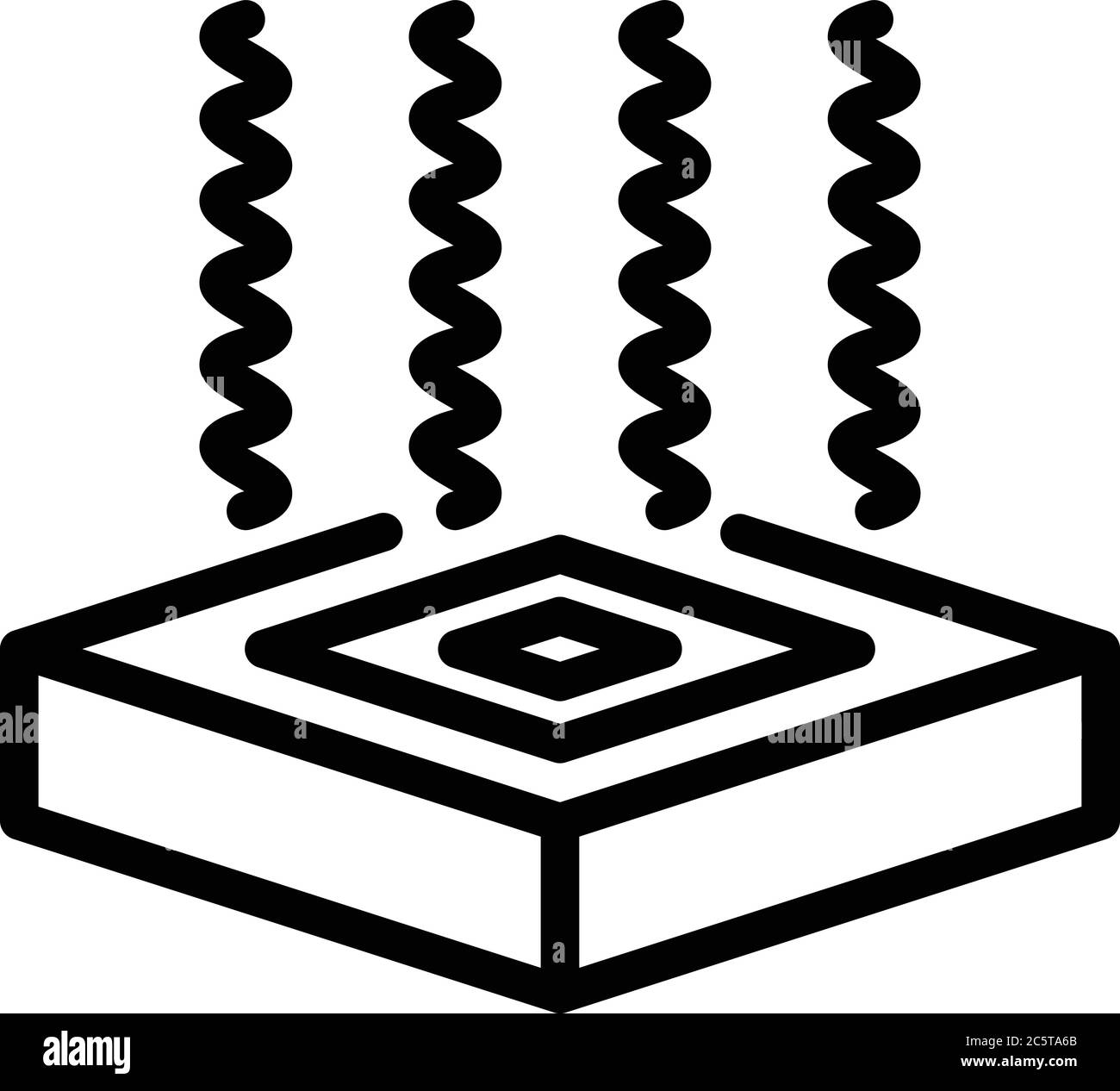 Acoustic insulation icon, outline style Stock Vector Image & Art - Alamy