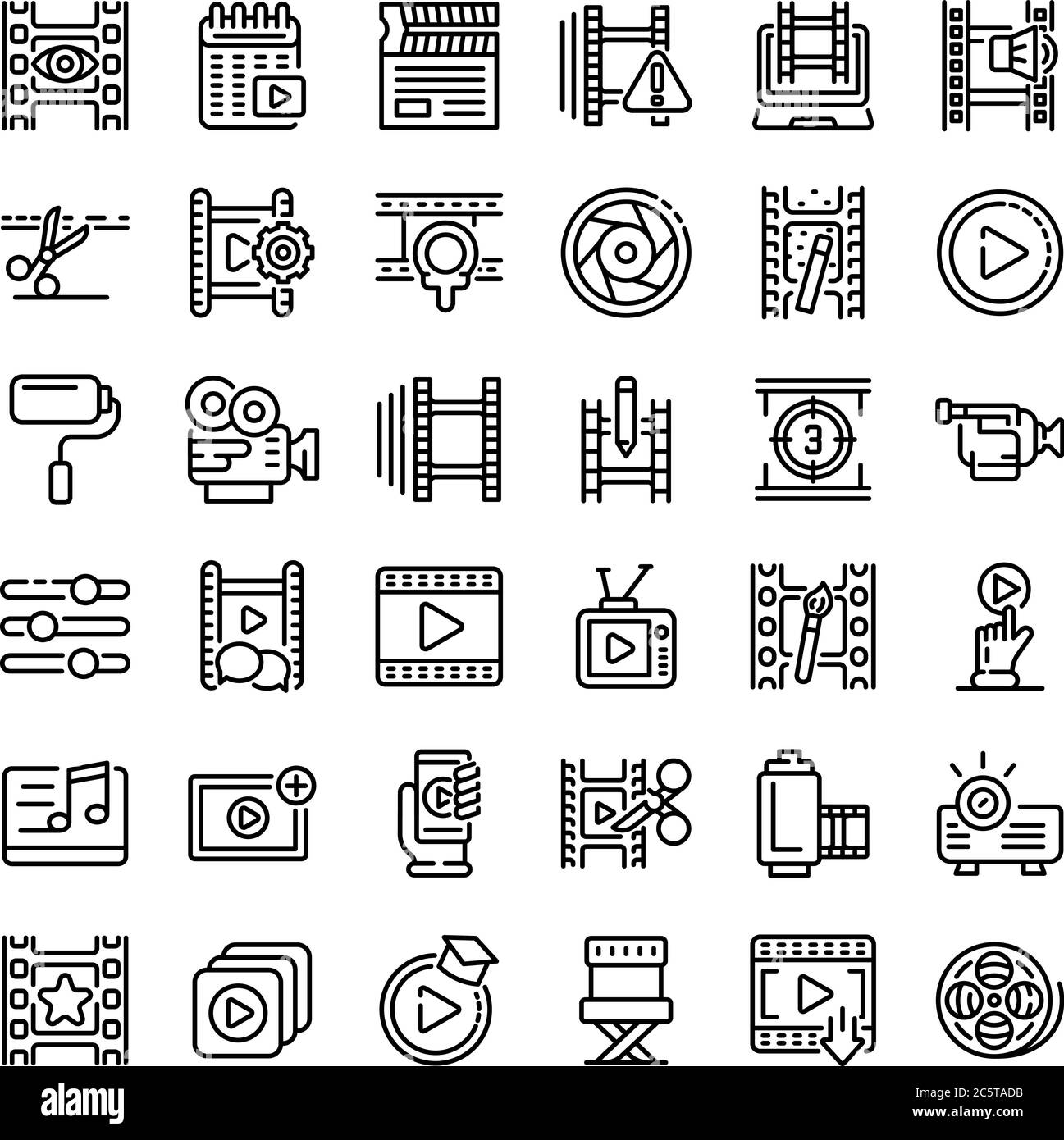 Digital film editing Black and White Stock Photos & Images - Alamy