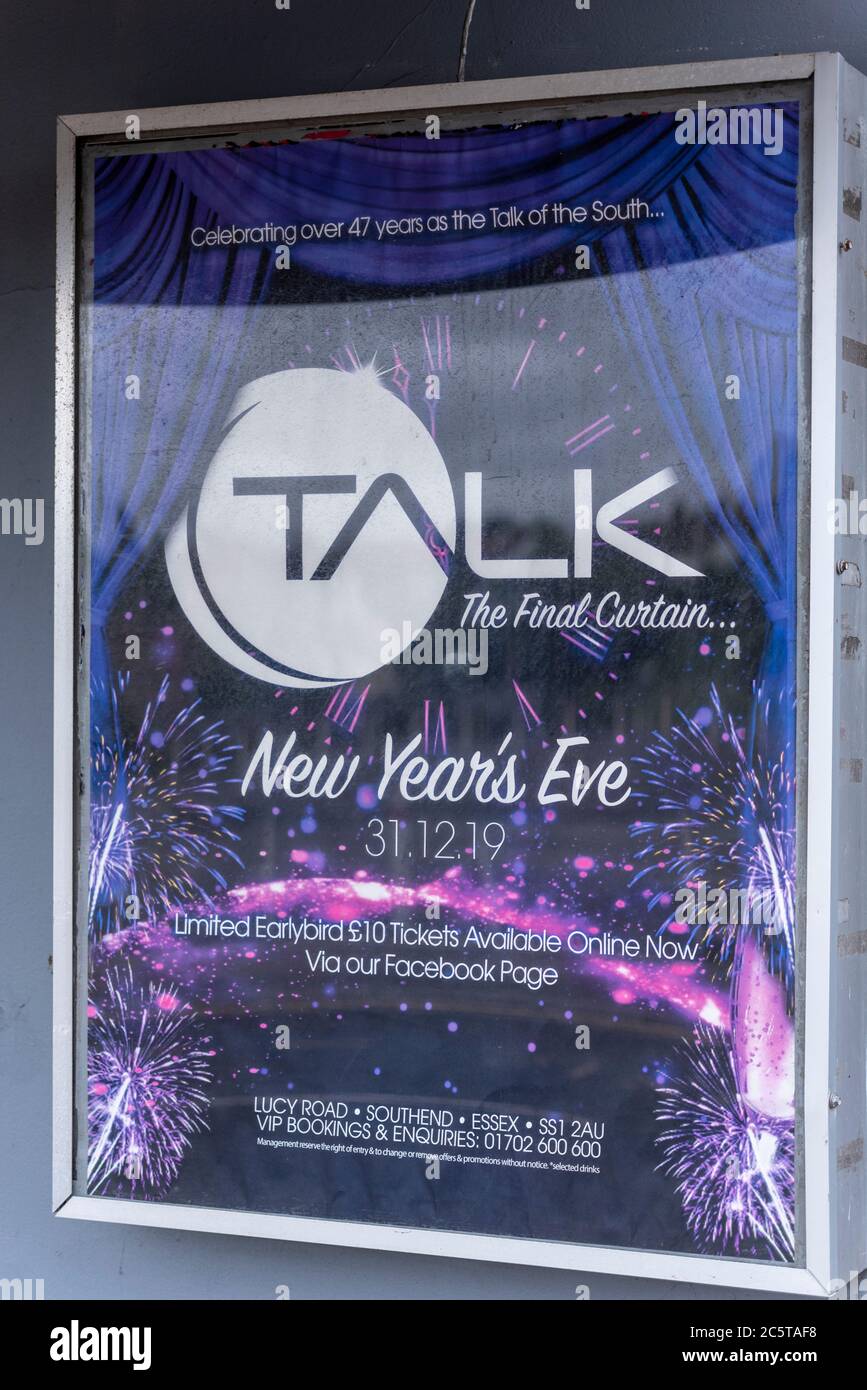 Closed Talk nightclub in Southend on Sea, Essex, UK. Formerly Talk of ...