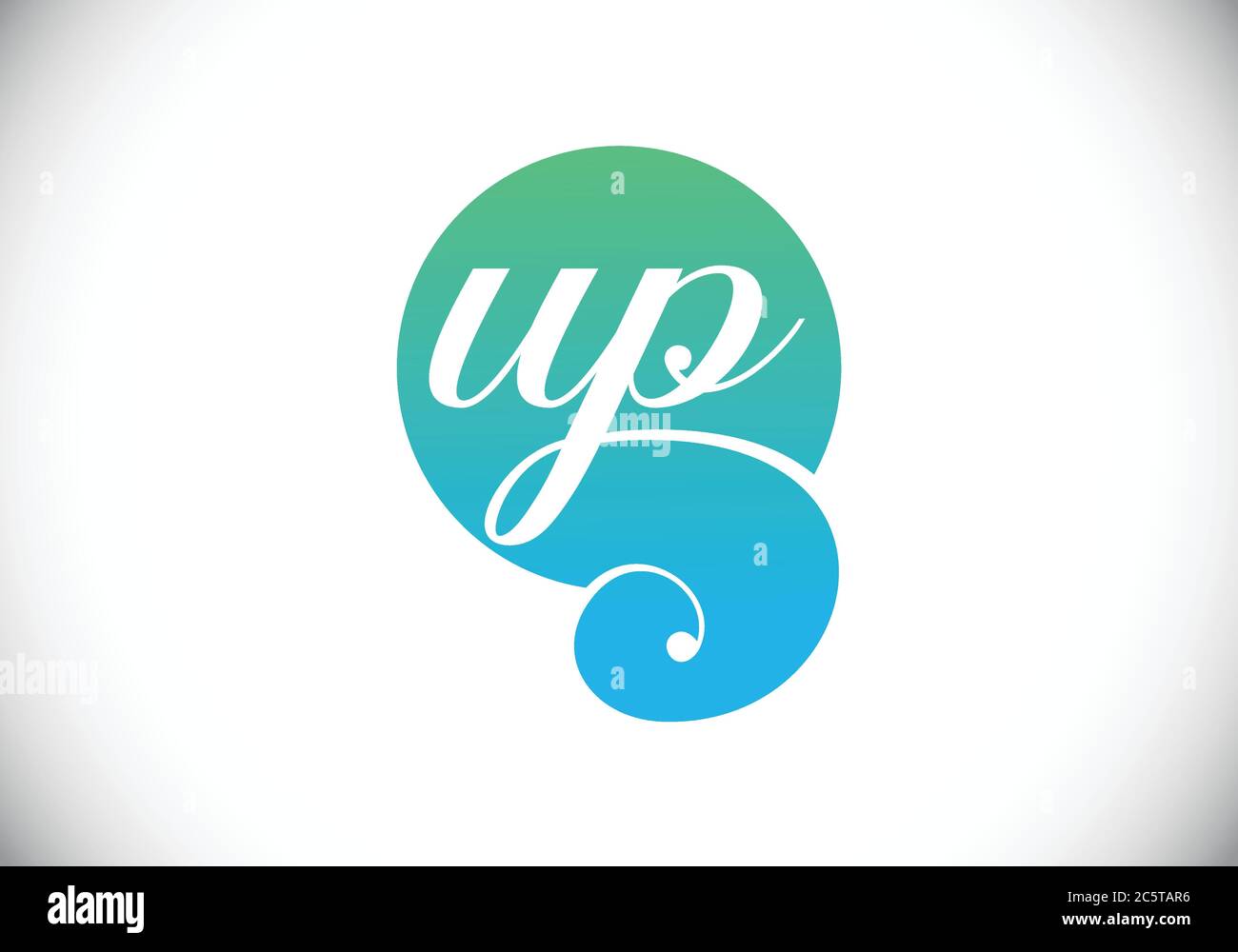Initial Monogram Letter U P Logo Design Vector Template. UP Letter Logo ...
