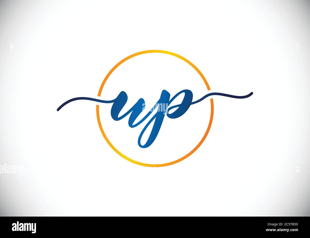 Initial Monogram Letter U P Logo Design Vector Template. UP Letter Logo ...