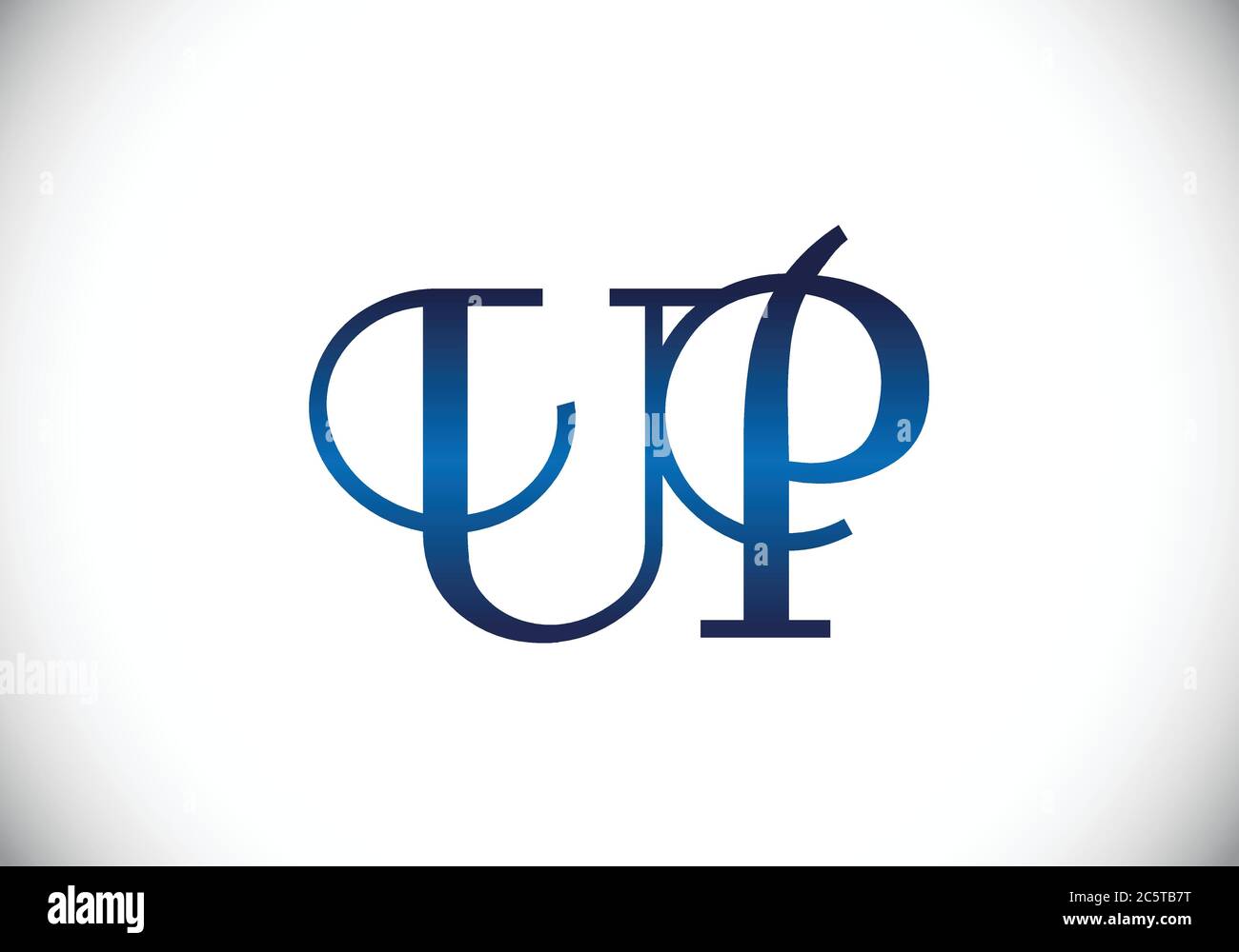 Initial Monogram Letter U P Logo Design Vector Template. UP Letter Logo ...