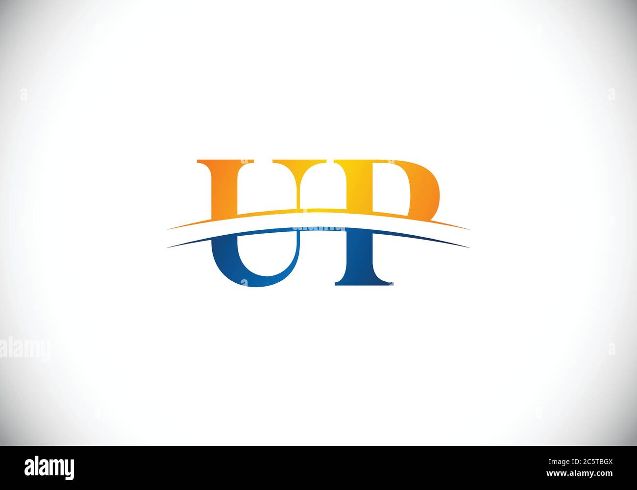 Initial Monogram Letter U P Logo Design Vector Template. UP Letter Logo ...