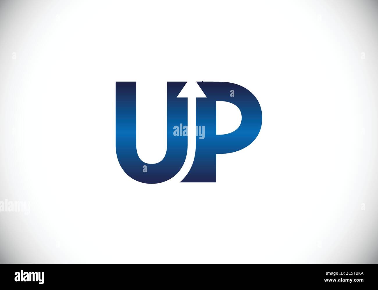 Initial Monogram Letter U P Logo Design Vector Template. UP Letter Logo ...