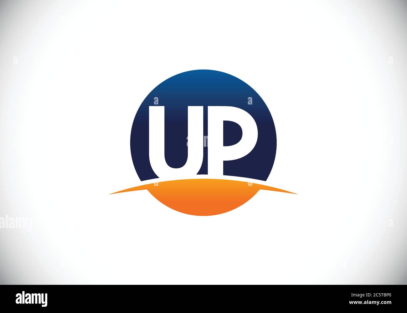 Initial Monogram Letter U P Logo Design Vector Template. UP Letter Logo ...