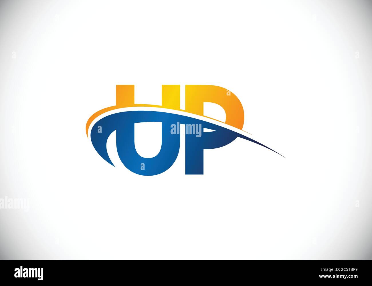 Initial Monogram Letter U P Logo Design Vector Template. UP Letter Logo ...
