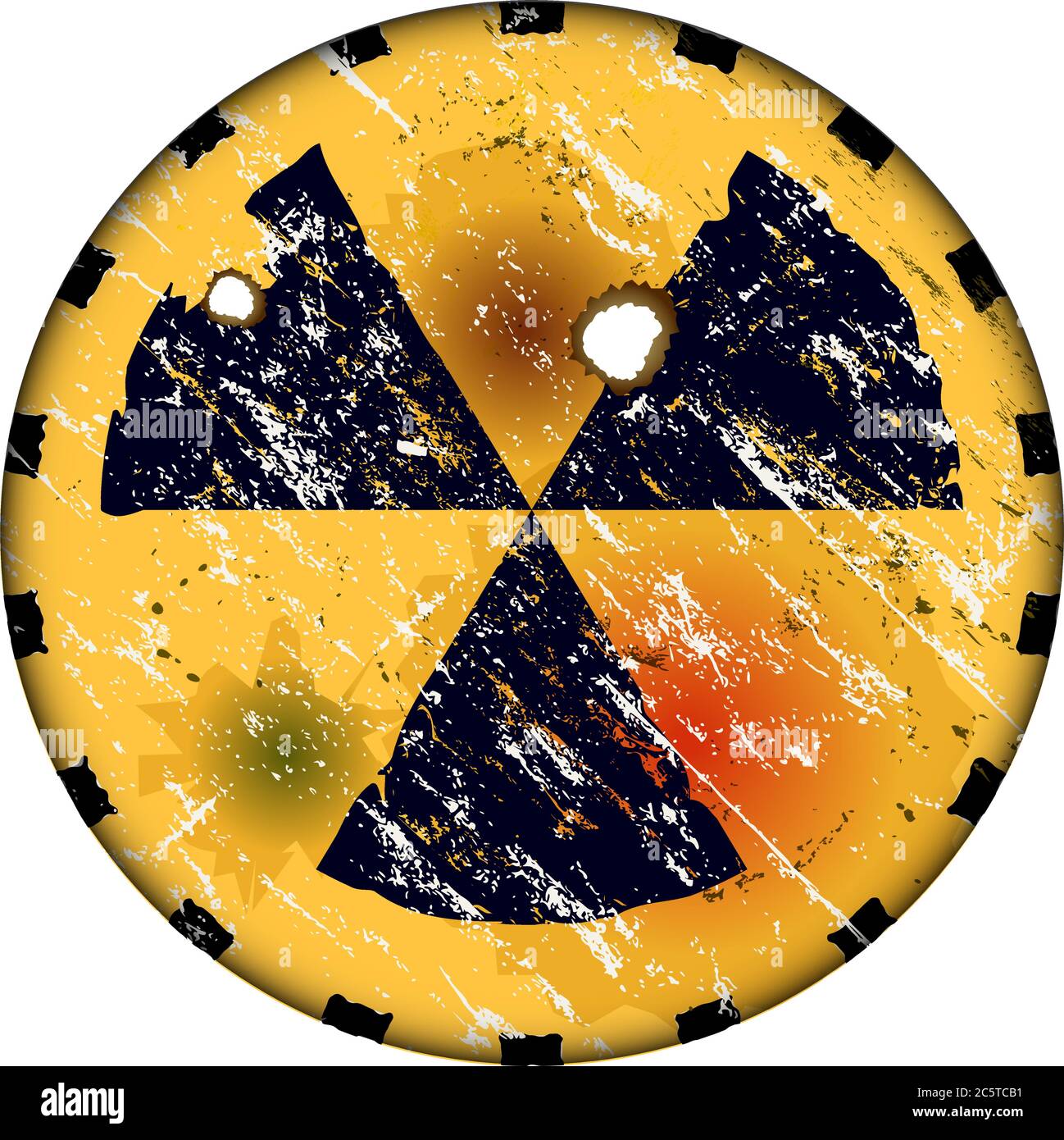 radiation sign, nuclear power warning sign Stock Vector Image & Art - Alamy