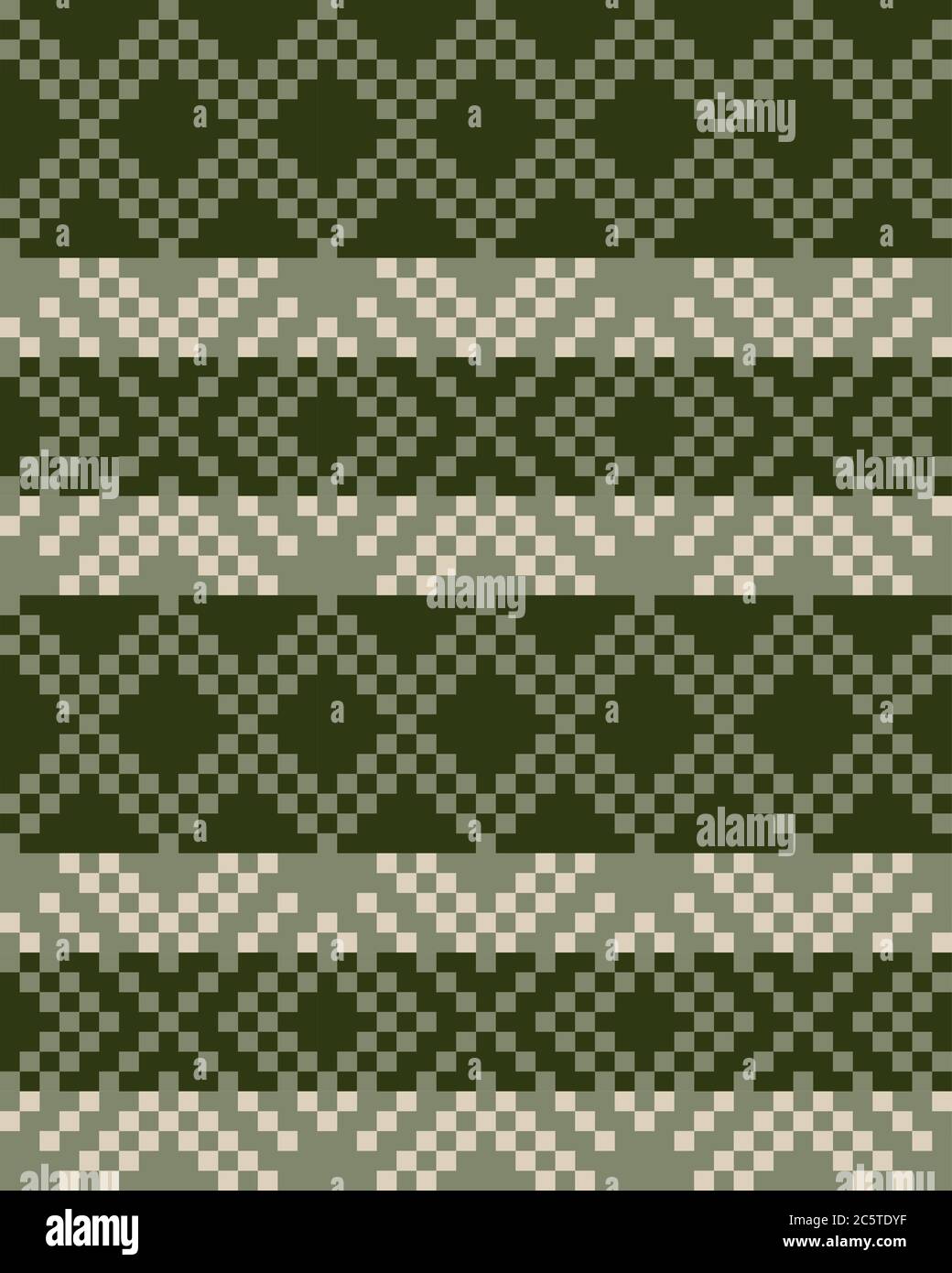 Christmas fair isle pattern background for fashion textiles, knitwear ...