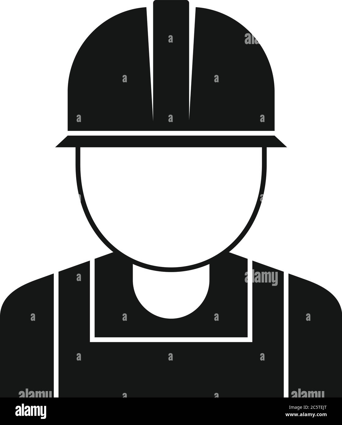 Reconstruction worker icon. Simple illustration of reconstruction ...