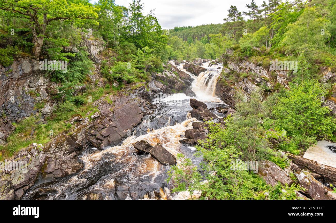 Black water falls scotland hi-res stock photography and images - Alamy