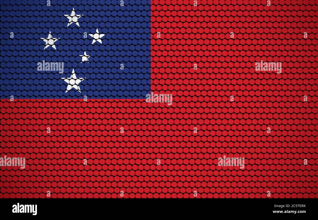 Samoan flag hi-res stock photography and images - Alamy